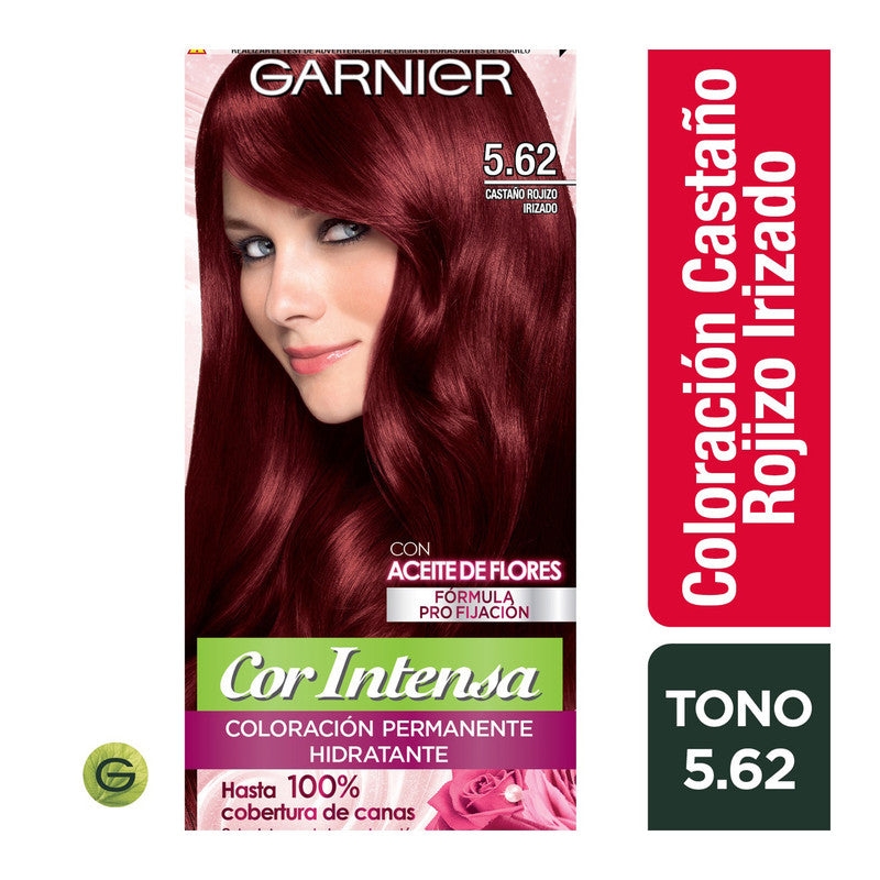 GARNIER Tinte Cor Intensa 5.62 Castaño Rojizo Irizado Garnier ...