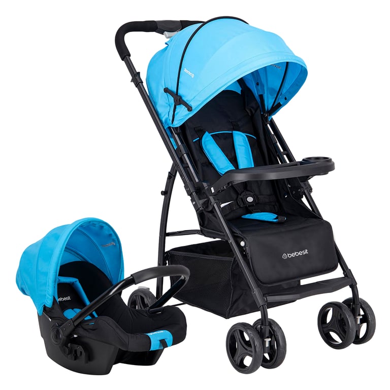 BEBESIT Coche Travel System Go Lite Azul Bebesit | falabella.com