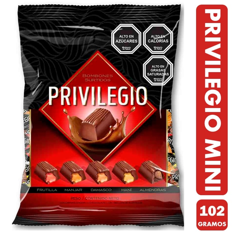 ARCOR Privilegio - Bombones De Chocolate (Bolsa Con 15 Un Aprox ...