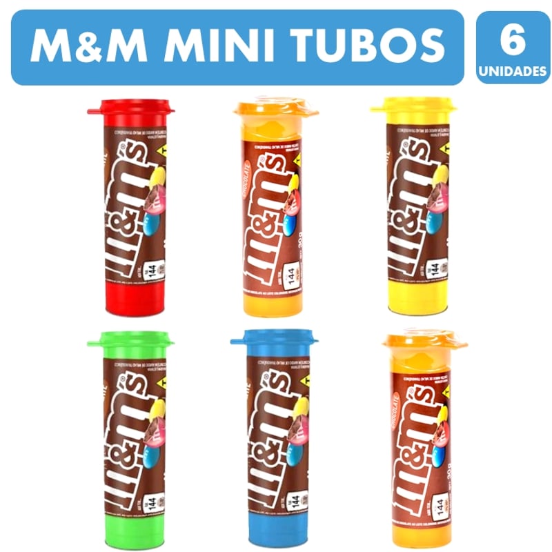 M&MS M&M En Formato Mini Tubos (Pack Con 6 Unidades) | falabella.com