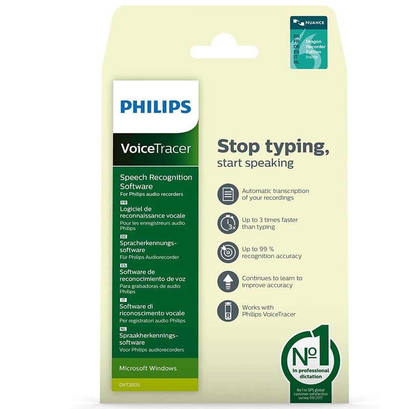 PHILIPS Software de Reconocimiento de Voz Philips DVT2805 | falabella.com