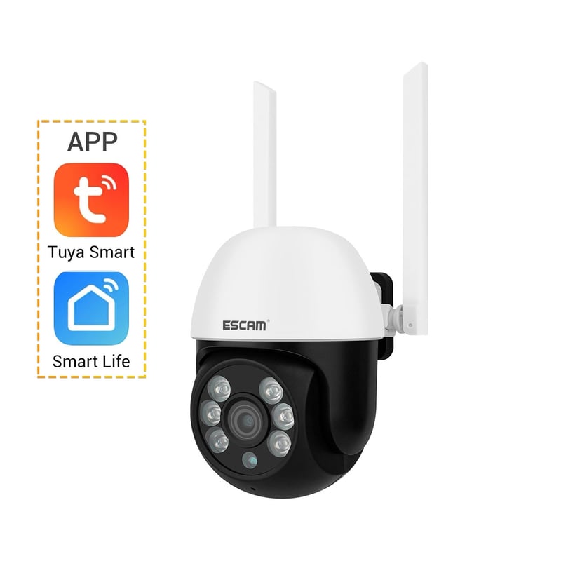 ESCAM Cámara IP Wifi exterior Full HD 1080 2MP TUYA ESCAM TY110 ...