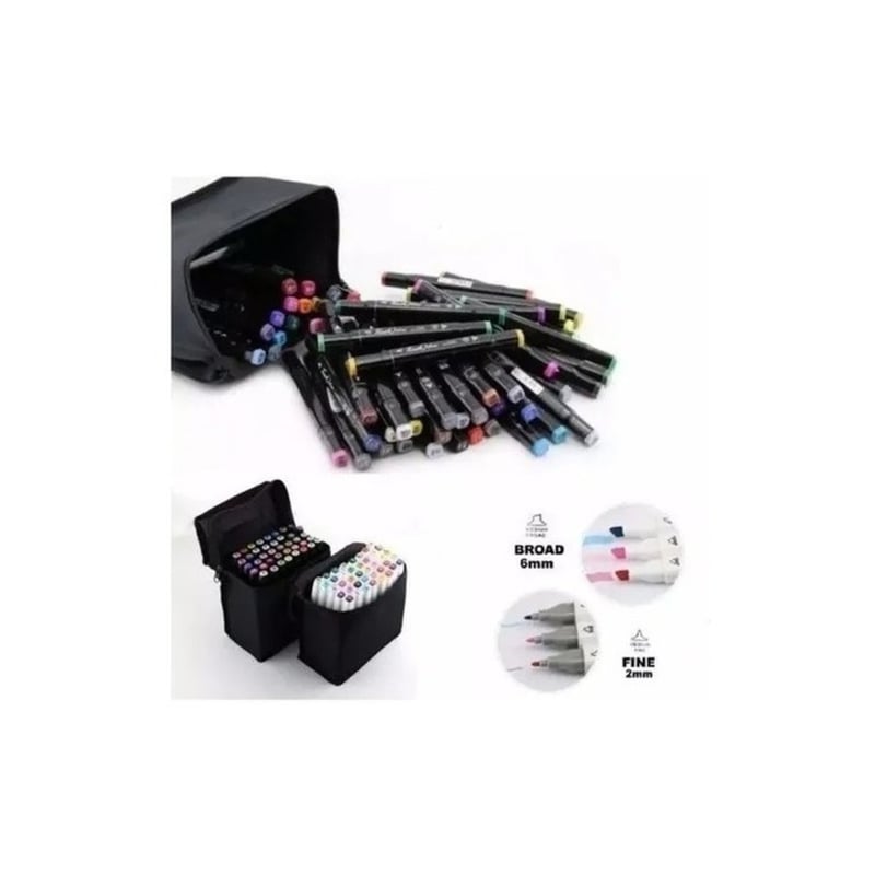 80 Lápices Touch Migo Original Marcadores Doble | Sodimac - Falabella