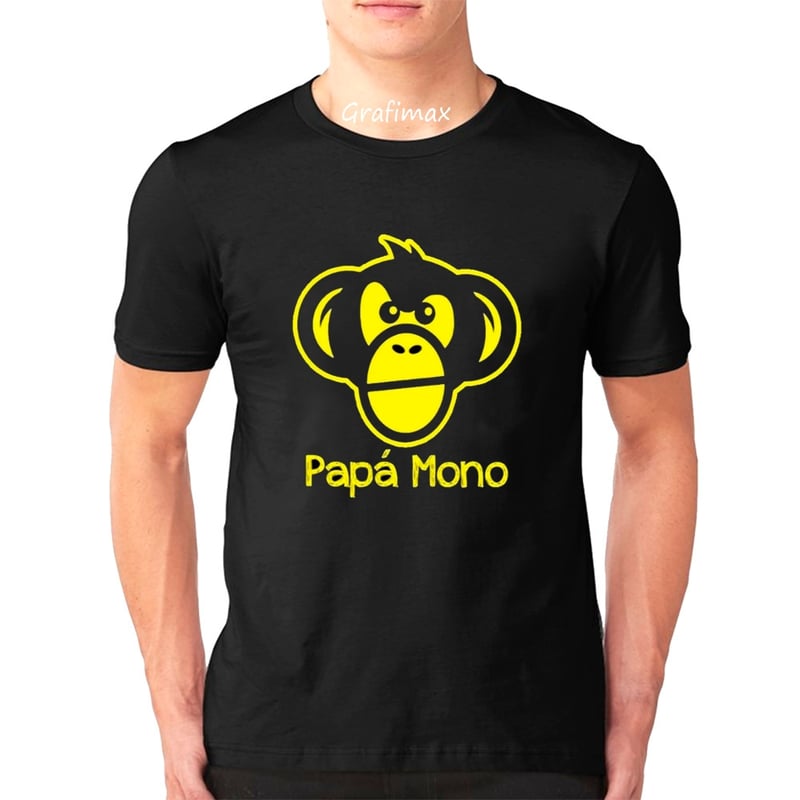 GRAFIMAX Polera Papa Mono Dia Del Padre Regalo Papá Grafimax ...