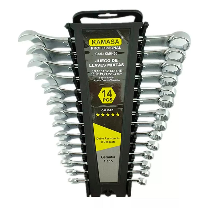 KAMASA Juego De Llaves Punta De Corona 14 Piezas Kamasa Km6456 | falabella.com
