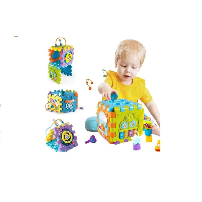 GENERICO juguete cubo de actividades multifuncional 6 en 1 para bebé | falabella.com