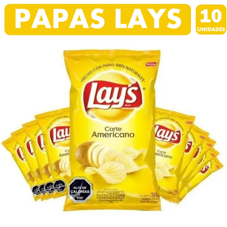 EVERCRISP Lays - Papas En Formato Individual De EvercrispPack De 10U ...
