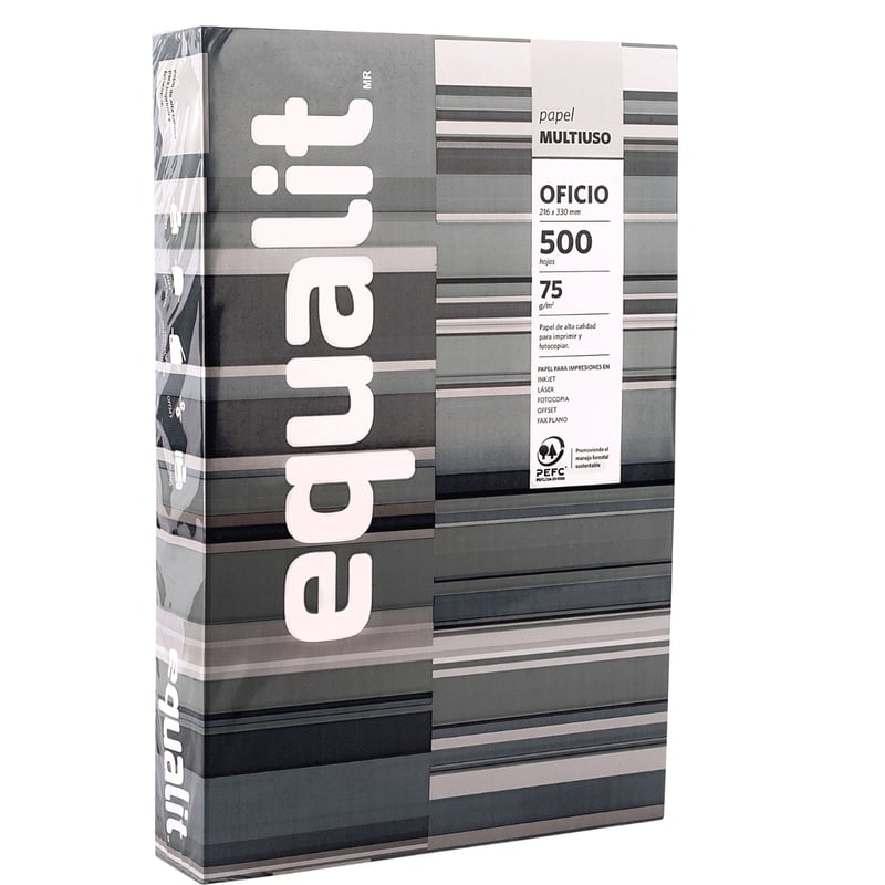EQUALIT Pack 2 Resma Oficio 500 Hojas Equalit | falabella.com