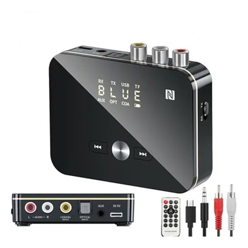 KUANGYE Transmisor Receptor Adaptador Bluetooth Convertidor Optico ...