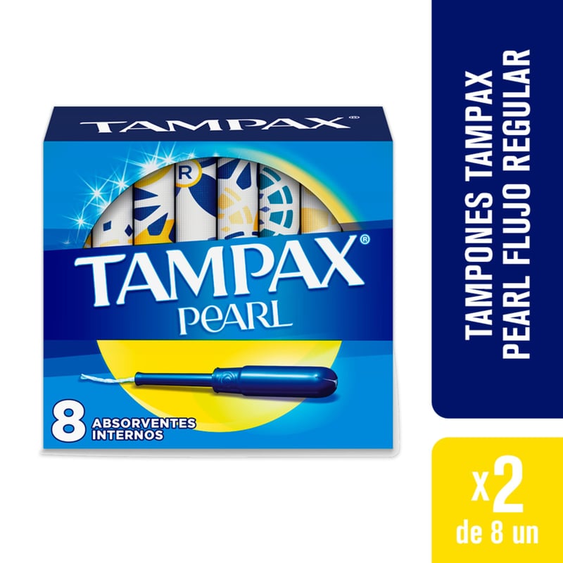 TAMPAX Pack 2 Tampones Tampax Pearl Super 8un | falabella.com