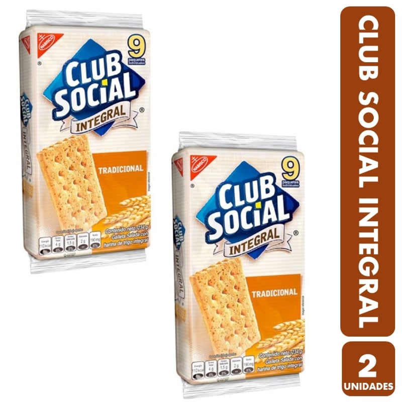 Club Social Integral - Galletas (Pack Con 2 Unidades) CLUB SOCIAL ...