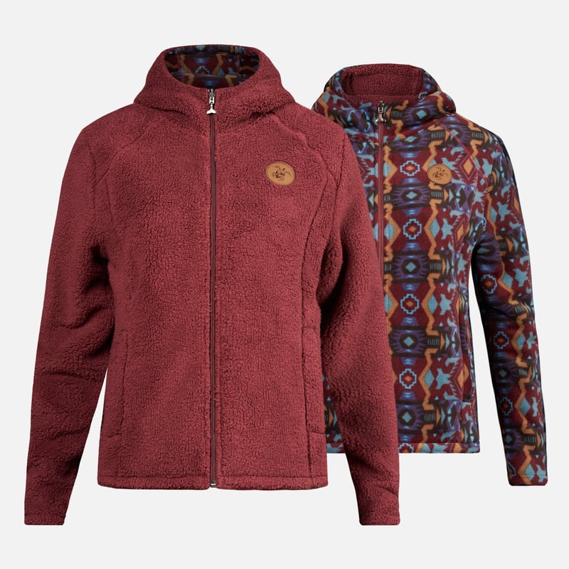 HAKA HONU Chaqueta Mujer Bi-Polar Burdeo Haka Honu | falabella.com