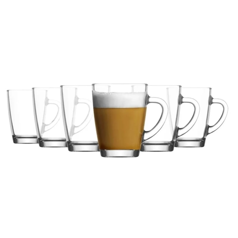 LAV Tazas de Cafe Té Vidrio 300ml Premium LAV X6 | falabella.com