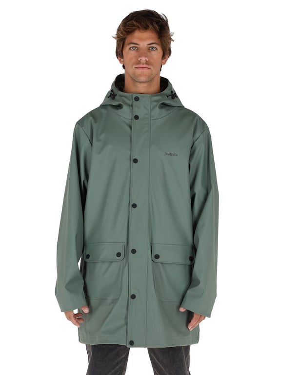 BUFFALO CHILE Impermeable Raincoat Verde Hombre | falabella.com