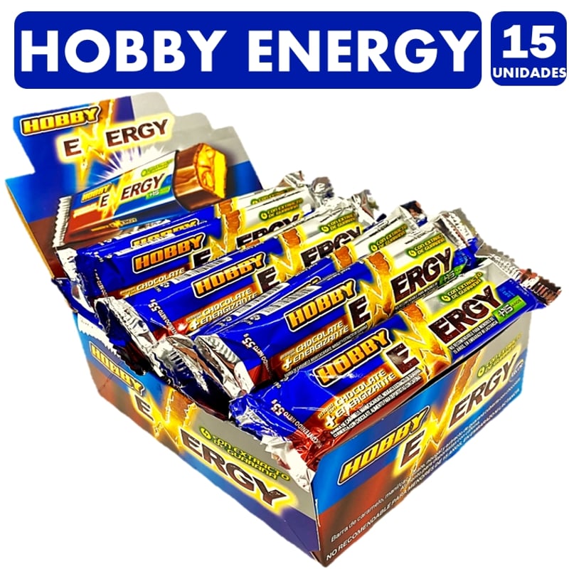 GENERICO Hobby Energy - Barras De Chocolate Hoby (Caja Con 15 Uni ...