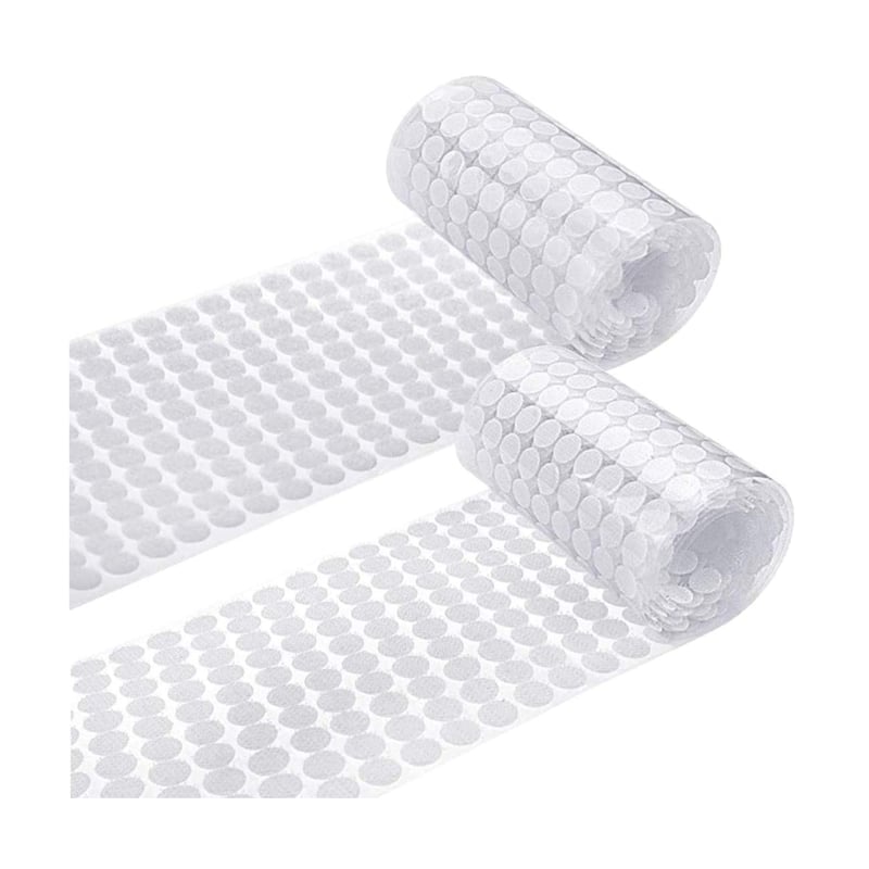 GENERICO Velcro Autoadhesivos Circular Puntos 504 Pares Redondo Blanco ...
