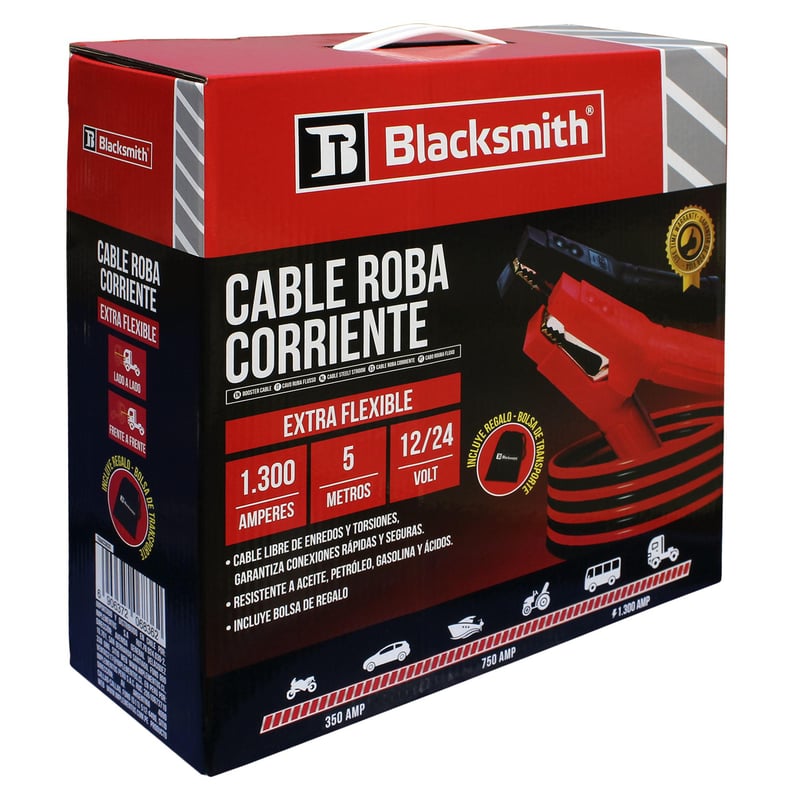 BLACKSMITH Cable Roba Corriente Camion 1300 Amp 5 Mts | falabella.com