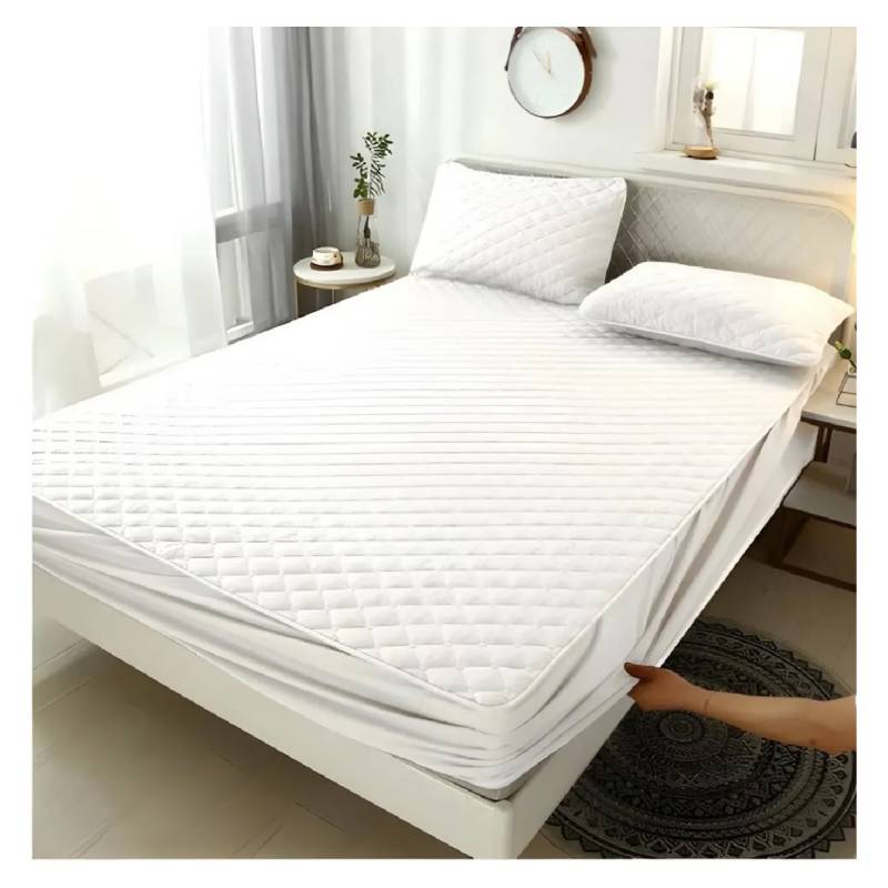 CUBRE COLCHON IMPERMEABLE CON FUNDAS DE 2.0 PLAZA | Sodimac - Falabella