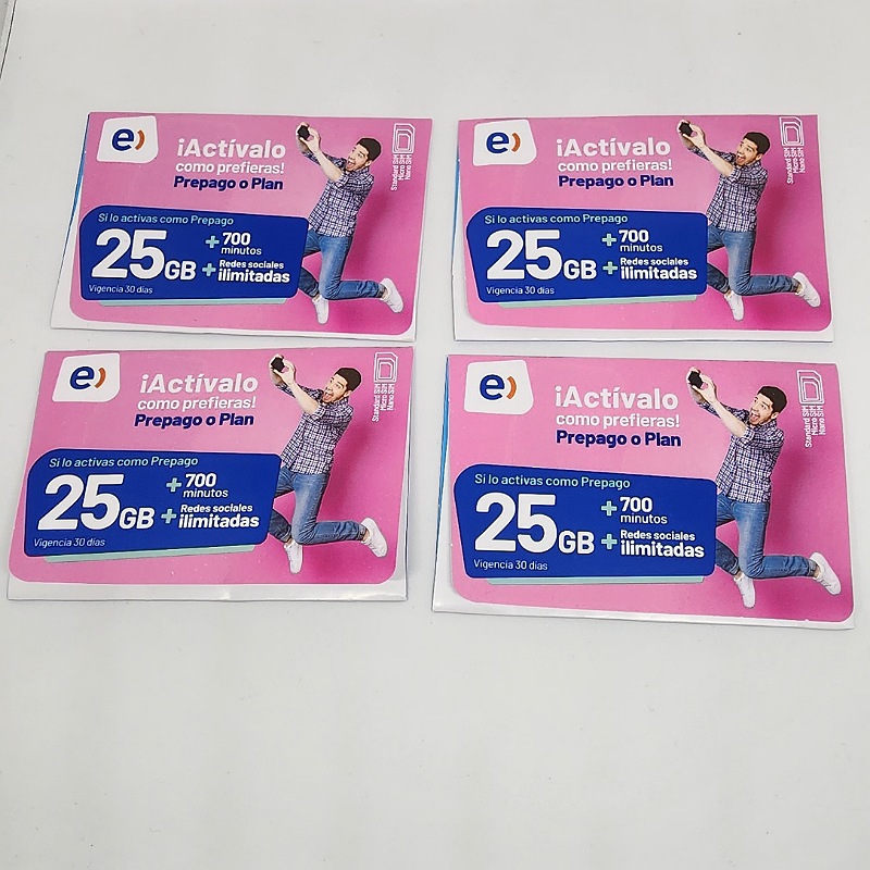 ENTEL Chip Prepago Entel Sim Card 60gb y 1.000 Minutos | falabella.com