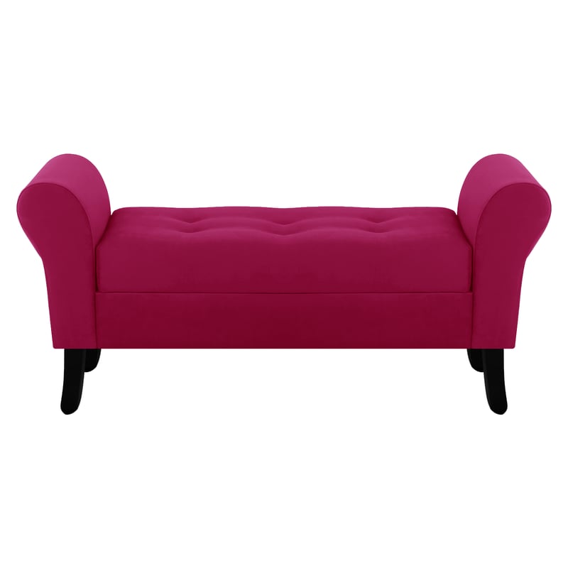 Banqueta Baul Lúa 2C Felpa 20 burdeo | Sodimac - Falabella