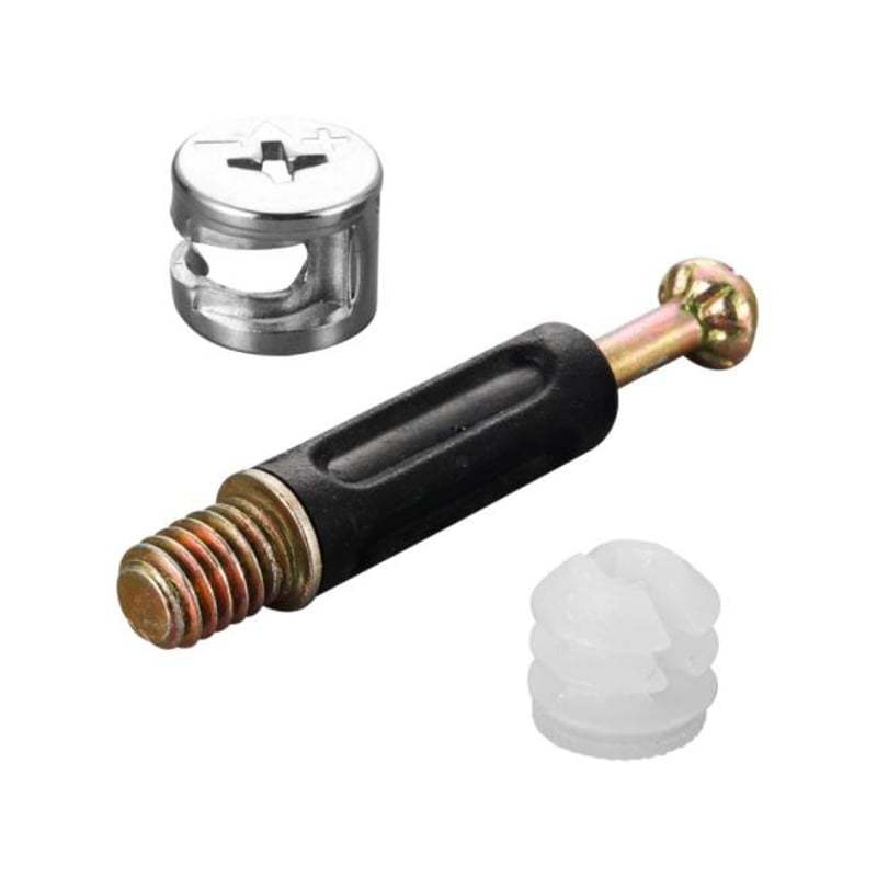 KUANGYE Tornillo Minifix O Mini Fix 40mm 100 Unidades - Pernos ...