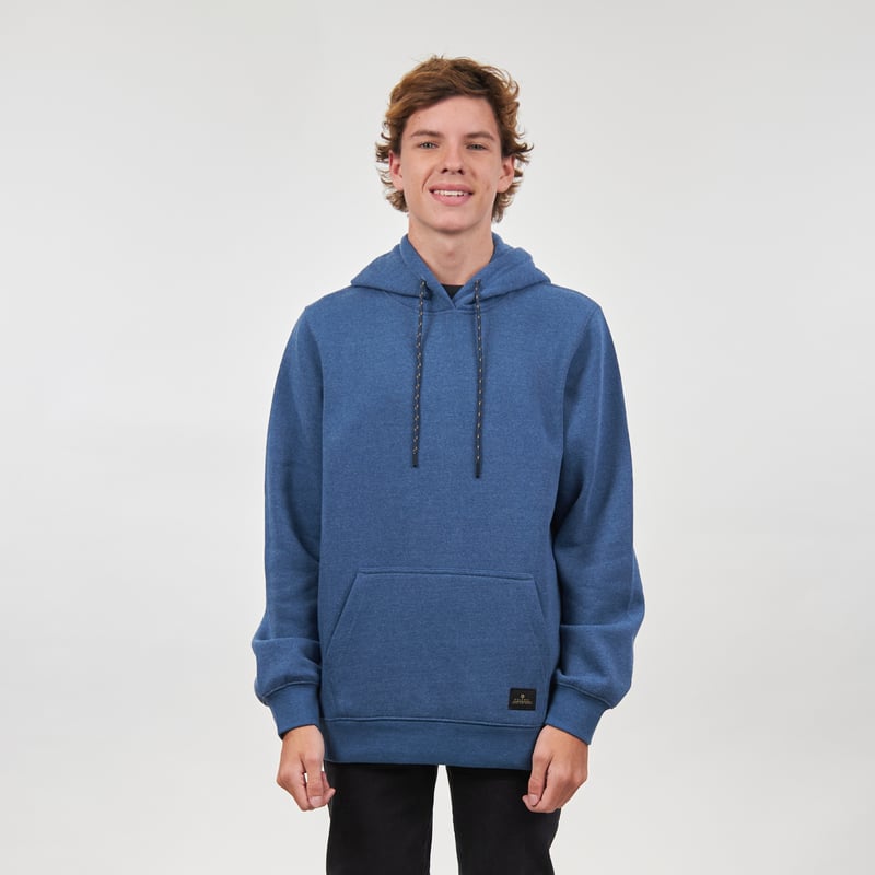 POLEMIC Poleron basico sin cierre azul melange Polemic | falabella.com