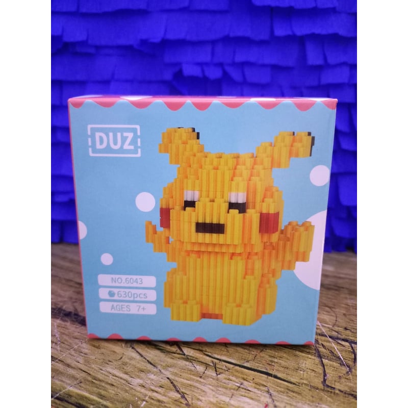 GENERICO Mini Bloques en 3D Tipo Lego Armable Figura Pikachu ...