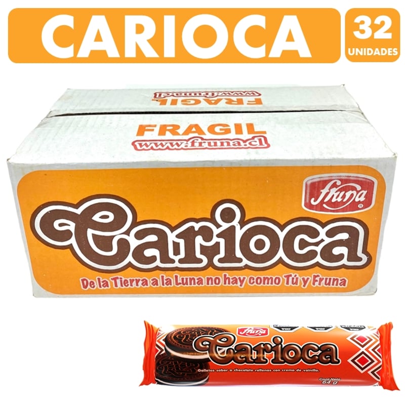 GENERICO Galletas Carioca Clásicas De Fruna (Caja Con 30 Unidades) | falabella.com