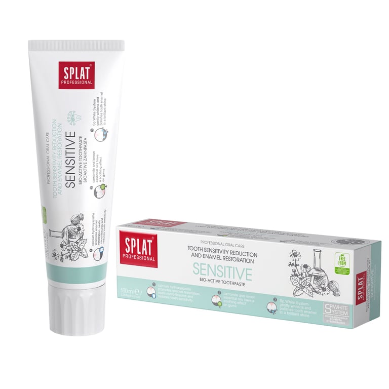 SPLAT Pasta Dental para Dientes Sensibles Sensitive sin Fluor 100ml ...