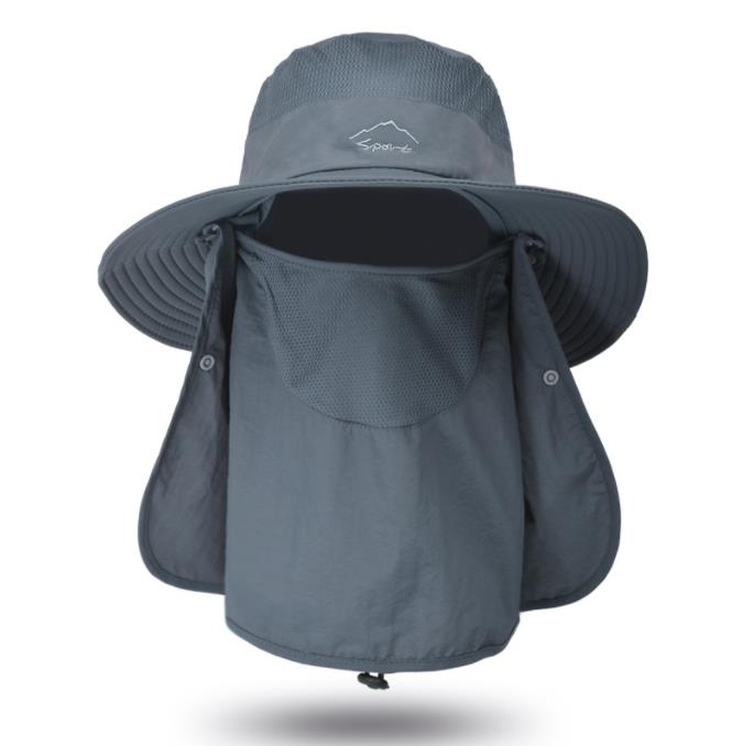 KUANGYE Sombrero Para El Sol Gorra Con Protección Para Cuello Y Cara ...