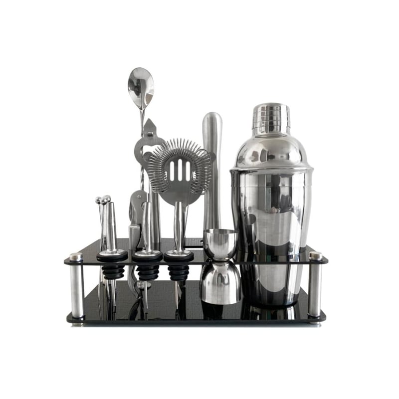 GENERICO Set de Barman Coctelera Profesional 16 Piezas Acero Inoxidable ...