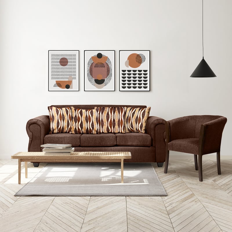 CASA WOW DECO Living 3-1-1 Tela Monaco Café | falabella.com