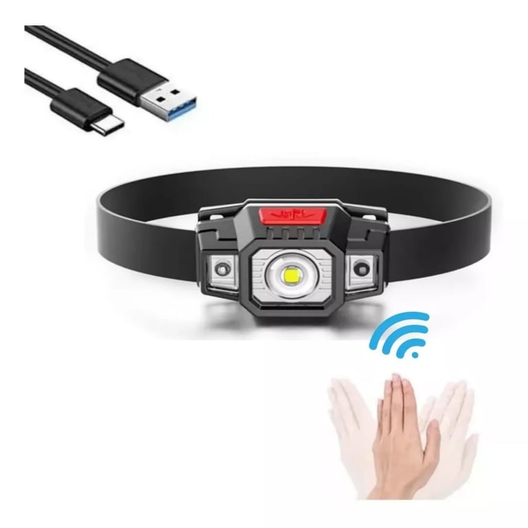 Linterna Cintillo Frontal Led Con Sensor Recargable | Sodimac - Falabella