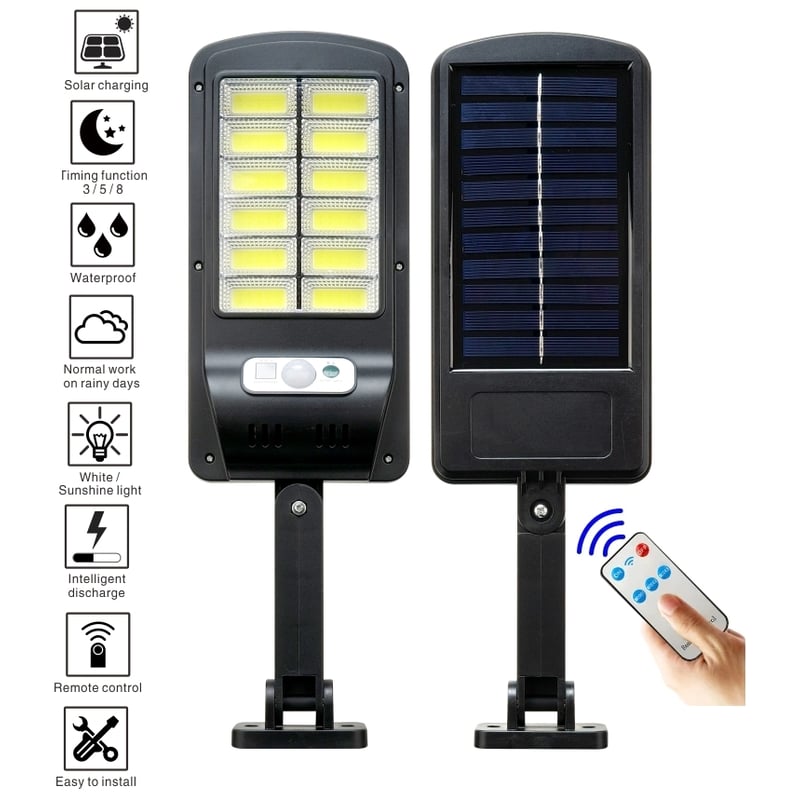GENERICO Foco Solar 100w Foco Led Focos Solares Potentes Exteriores ...