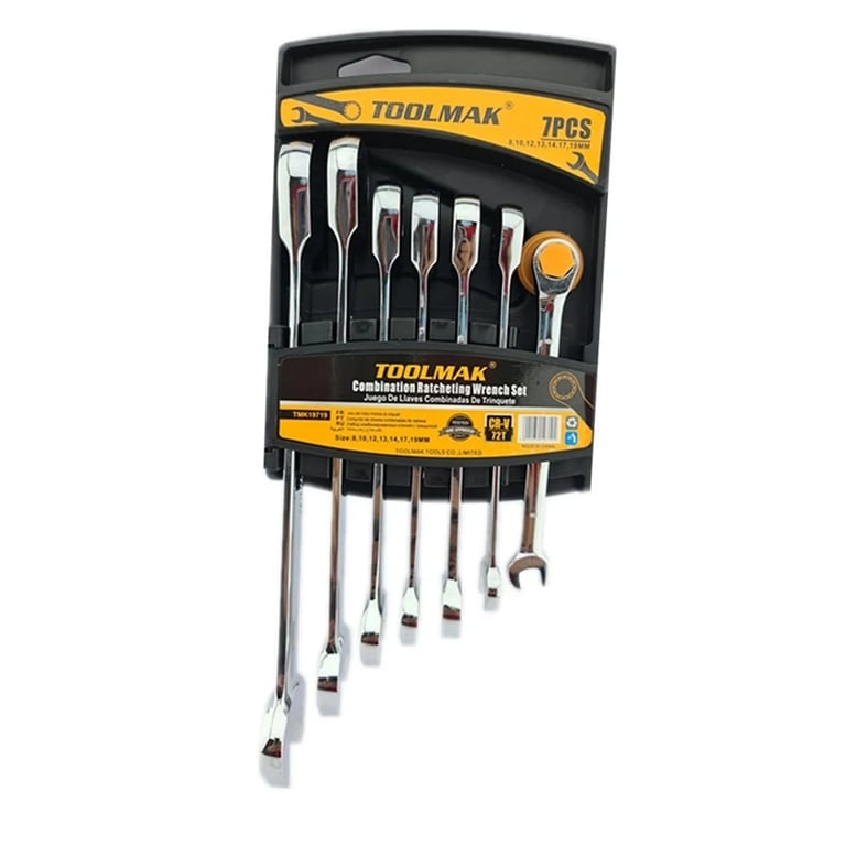 GENERICO Juego De Llaves Punta Corona Con Chicharra 7 Piezas Toolmak | falabella.com