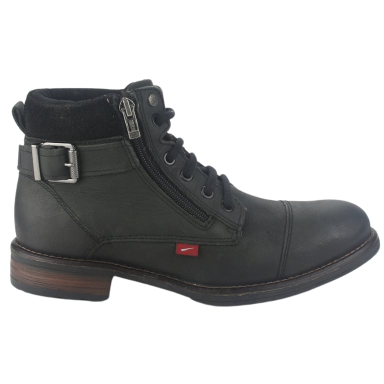 FERRACINI Botin Hombre Cuero Negro Ferracini 9873 | falabella.com
