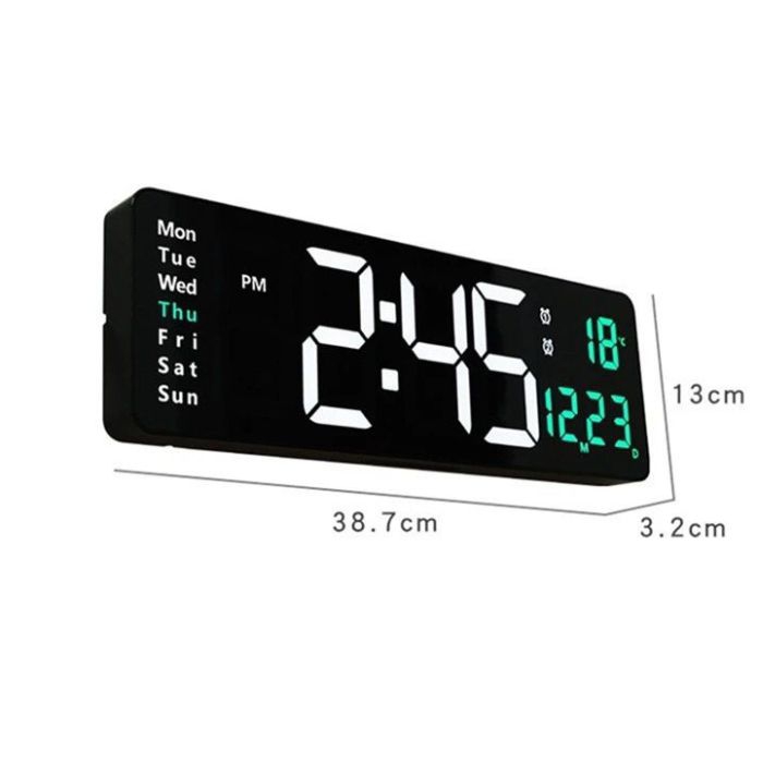 Reloj Led Digital de Pared Con Control…. | Sodimac - Falabella
