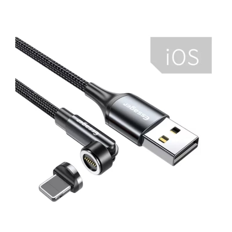 ESSAGER Cable Usb Magnetico Premium / Carga Rapida / 1 Metro / para iOs ...