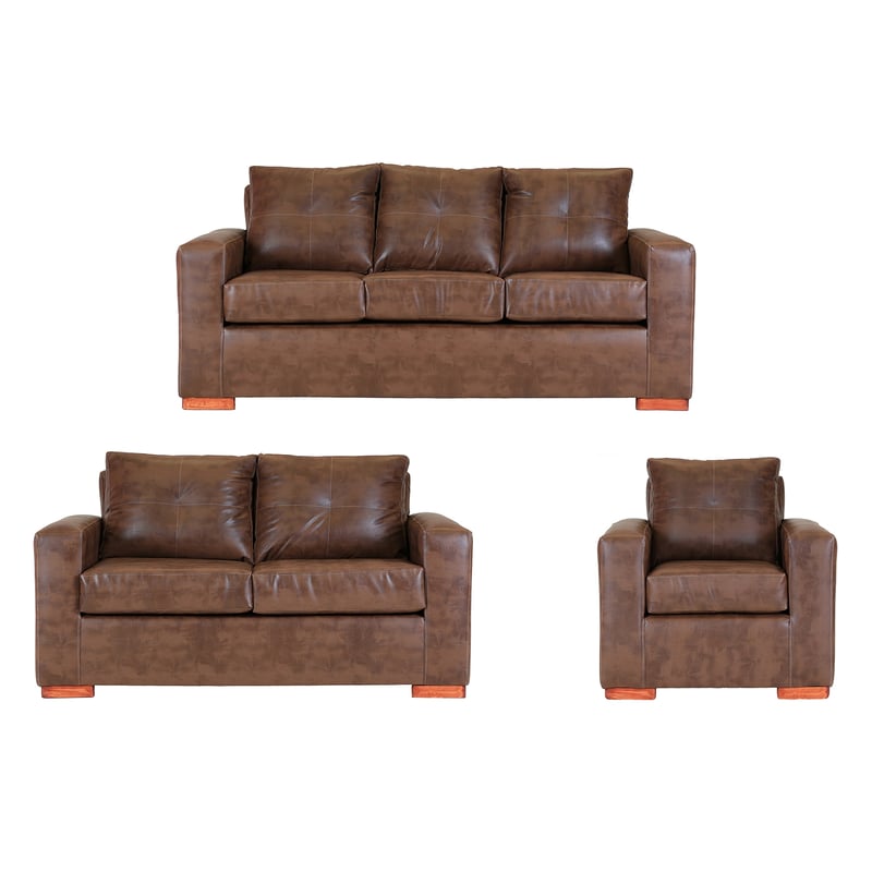 MUEBLES AMERICA Living Franco 321 Cuero PU Caramelo | falabella.com