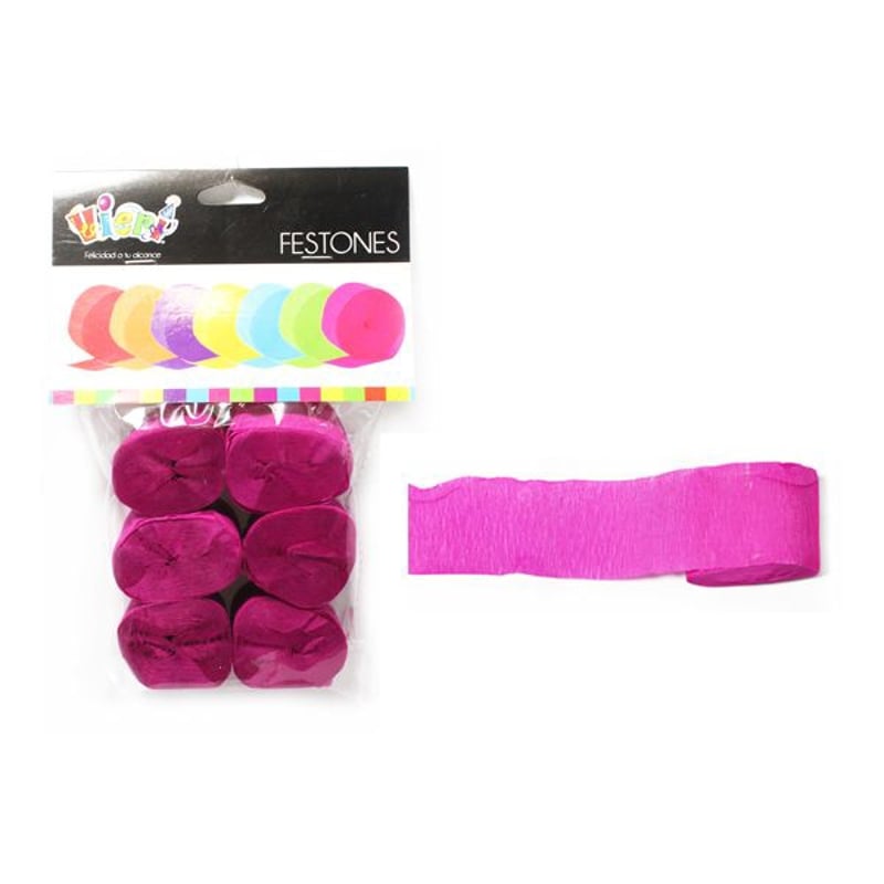 GENERICO Set 6 festones fucsias | falabella.com