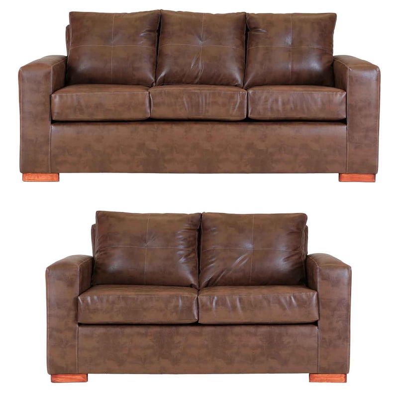 MUEBLES AMERICA Living Franco 32 Cuero PU Caramelo | falabella.com