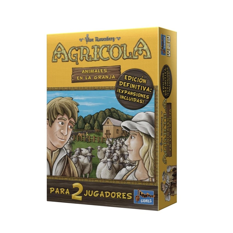 LOOKOUT GAMES Agricola Animales en la Granja - Juego De Mesa - Español ...