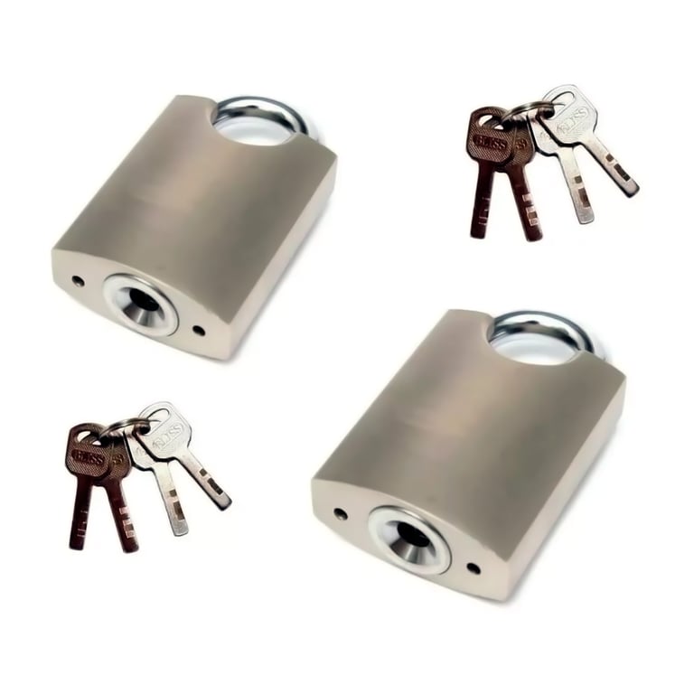 BLISS Candado Acero Anti Corte Seguridad 60 Mm Pack X 2 | falabella.com