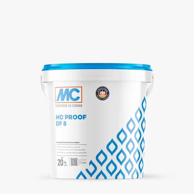 GENERICO Mc Proof DF 8 - Impermeabilizante polimérico elástico, 20 Kg ...