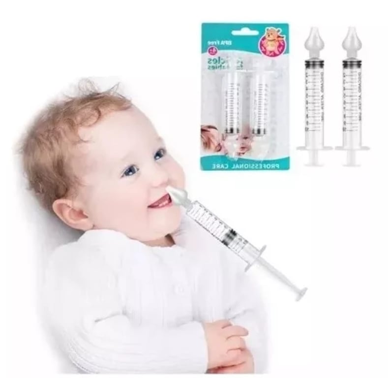 GENERICO Pack x2 Jeringa Lavado Nasal En Bebes - 10ml | falabella.com