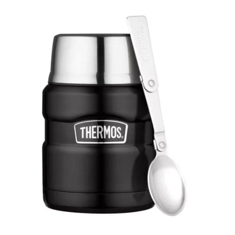 THERMOS Termo de comida Thermos King 470ml acero inoxidable negro | falabella.com