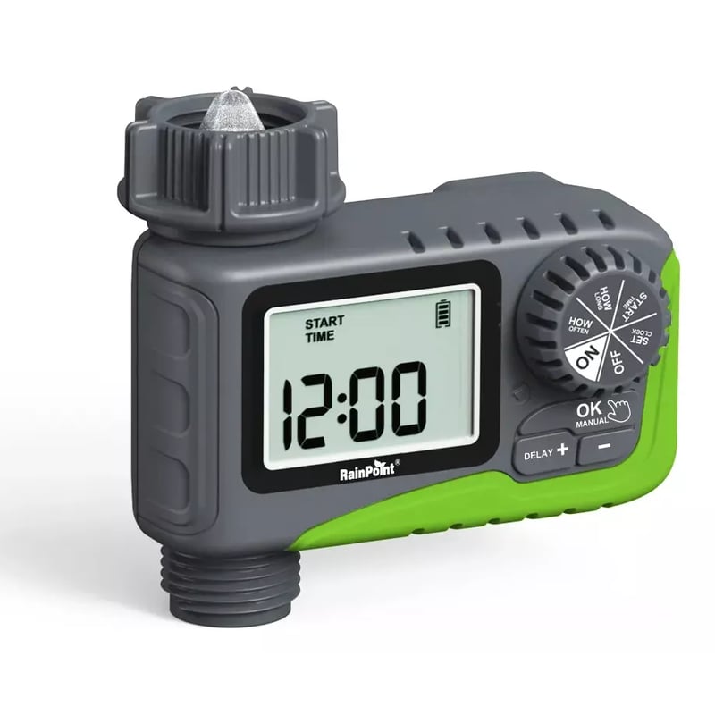 RAINPOINT Programador Riego Automatico Controlador Digital 1 zona ...