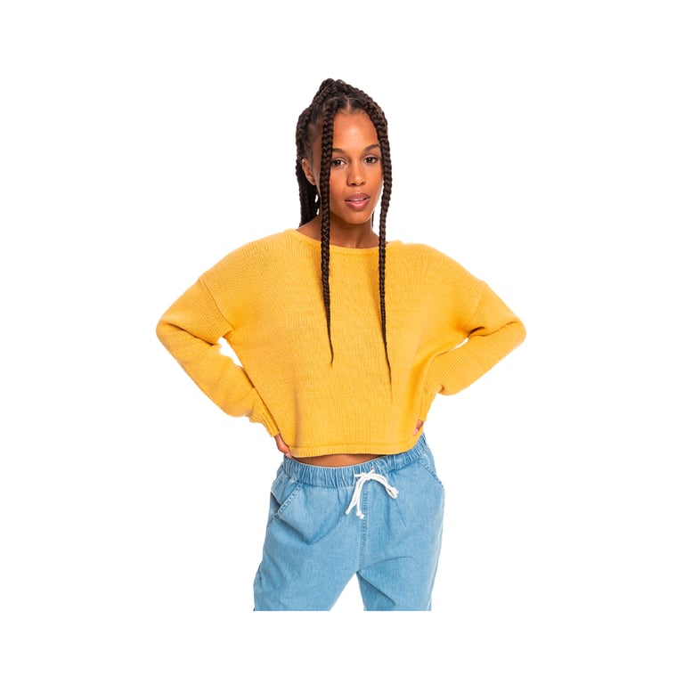 ROXY Sweater Roxy Heavy Love Mujer Ocre | falabella.com