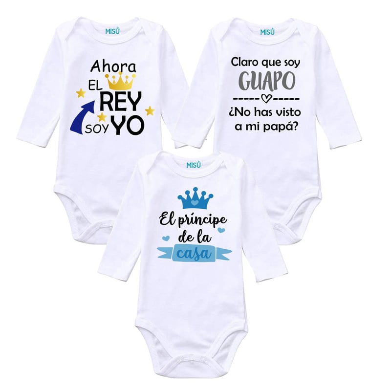 GENERICO Body pilucho pack 3 bebé con frases2 | falabella.com