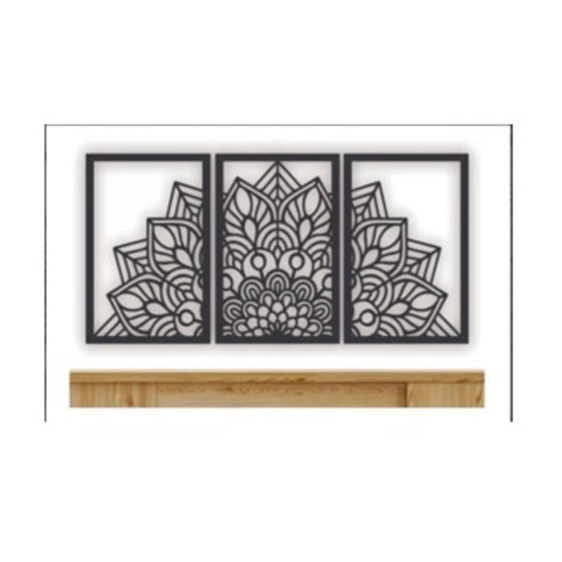Cuadros Decorativos Forma Mándala en Madera MDF 3mm | Sodimac - Falabella